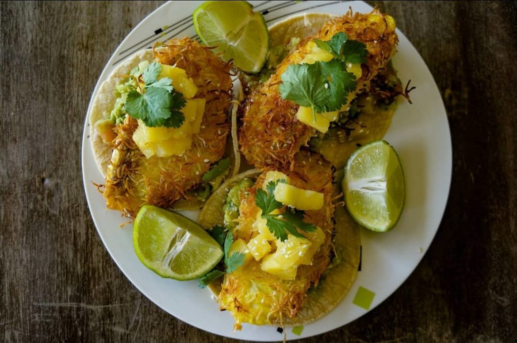 Pineapple Coconut Fish Tacos! - Cook Momma